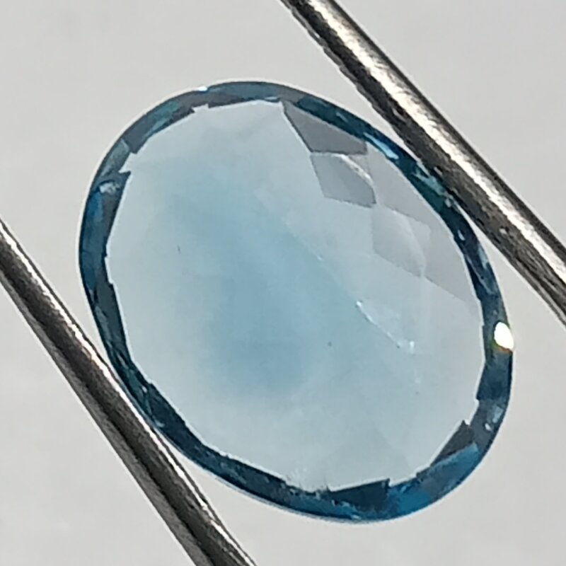 Authentic Certified Blue Topaz Stone Natural & Original Stone- 12.16 ...